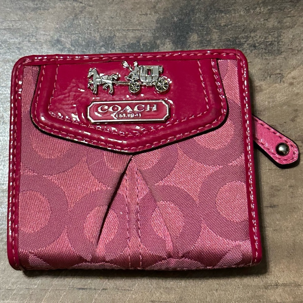 Coach Madison Op Art Small Wallet - Gem